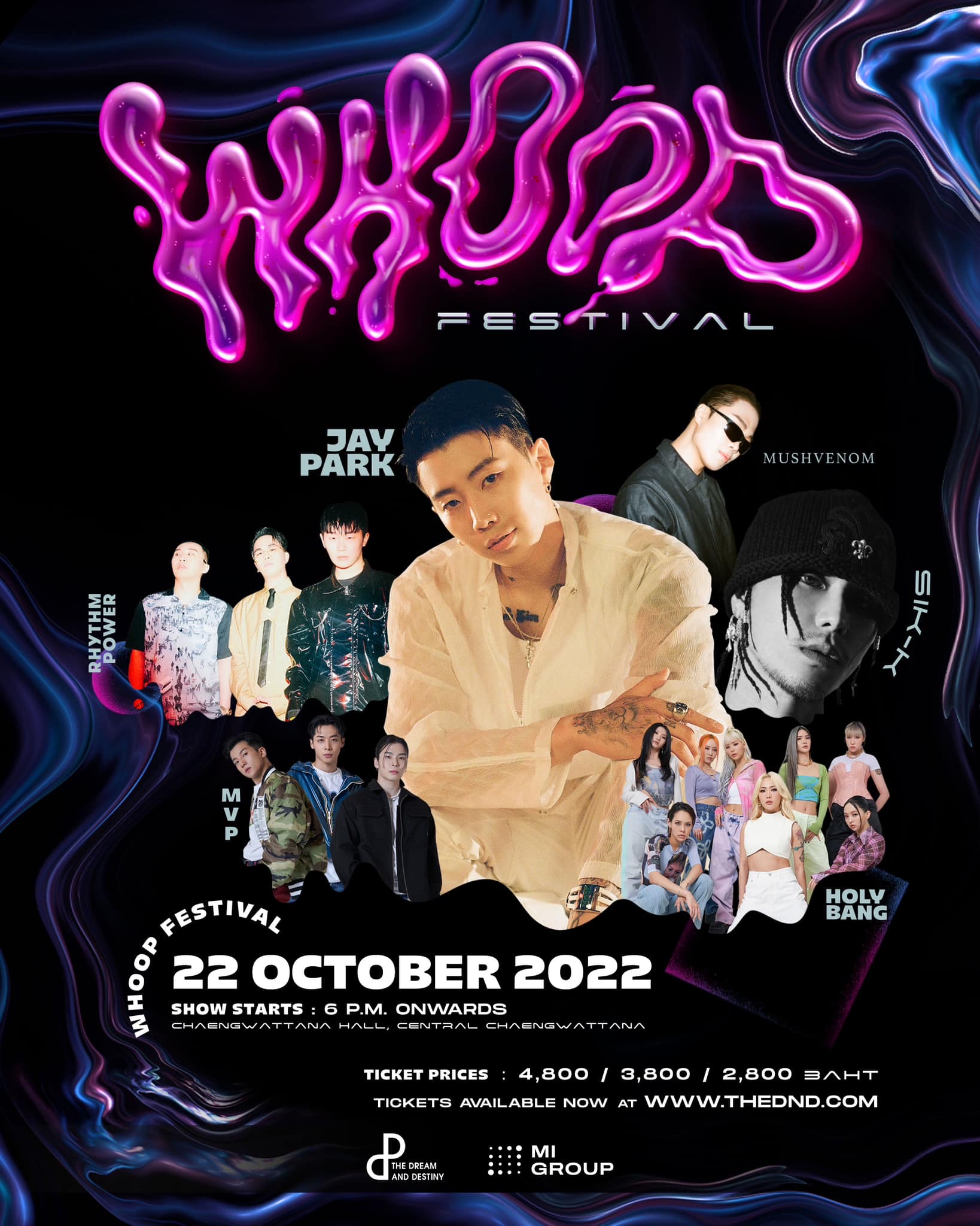 เดอะ ดรีม แอนด์ เดสทินี” จัดเทศกาลดนตรีสุดยิ่งใหญ่ “WHOOP FESTIVAL” ขน ...