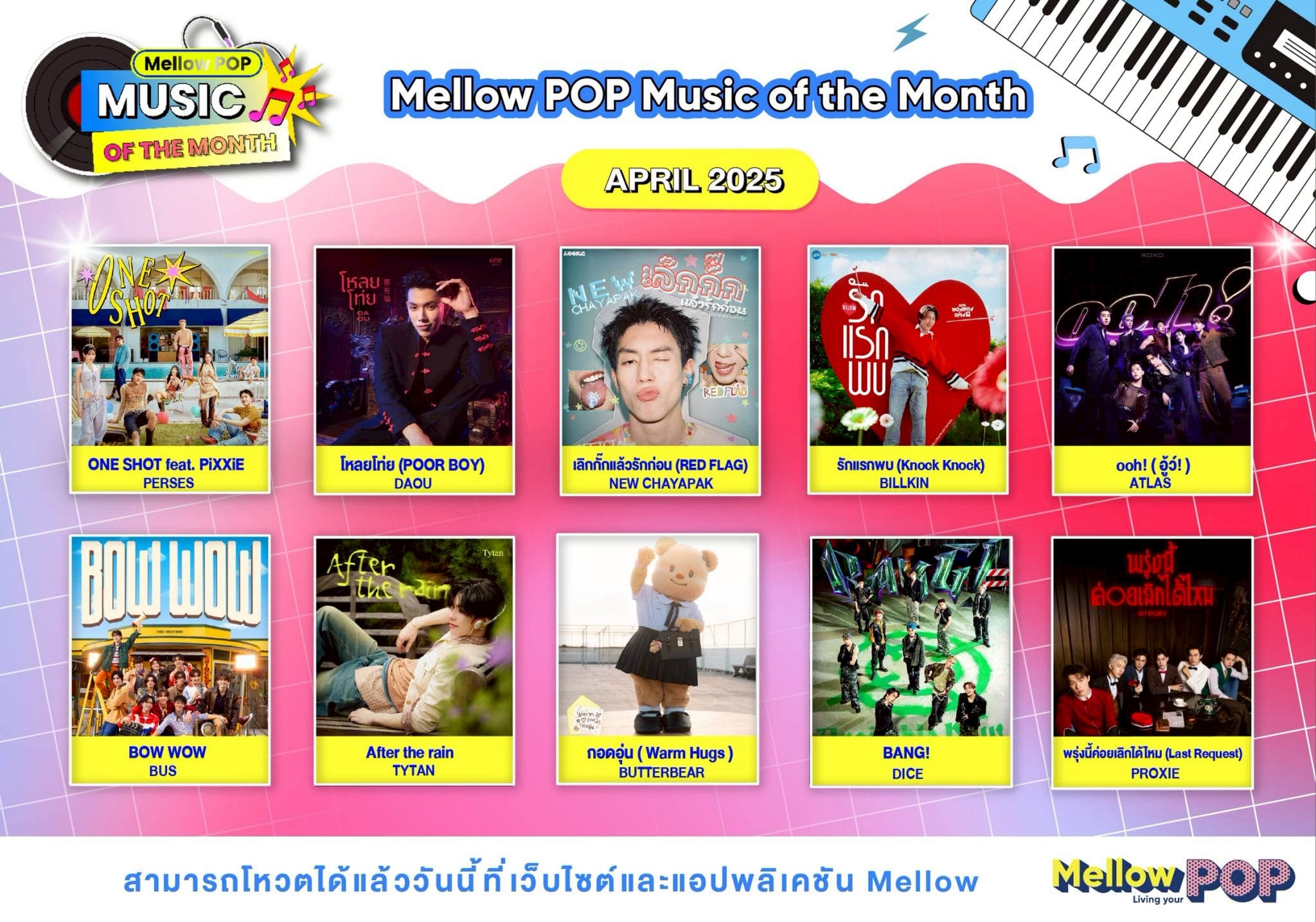 Mellow POP Music of the Month 4/2025 | Mellow Pop